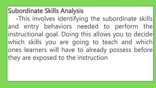 INSTRUCTIONAL-ANALYSIS.pptx | Education