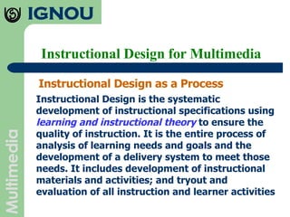 Instructional Design for Multimedia | PPT