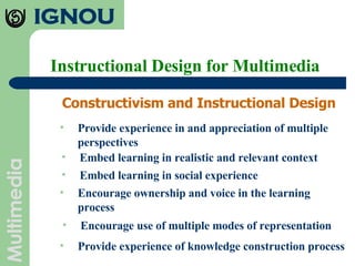Instructional Design for Multimedia | PPT