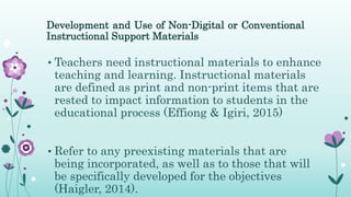 Instructional materials (1) | PPTX