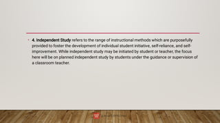 Instructional process | PDF