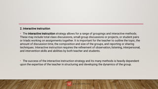 Instructional process | PDF