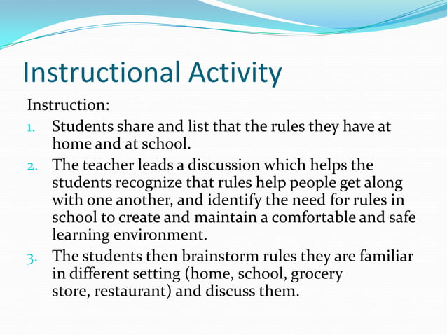 Instructional activity assigment | PPTX | Special Education | Education