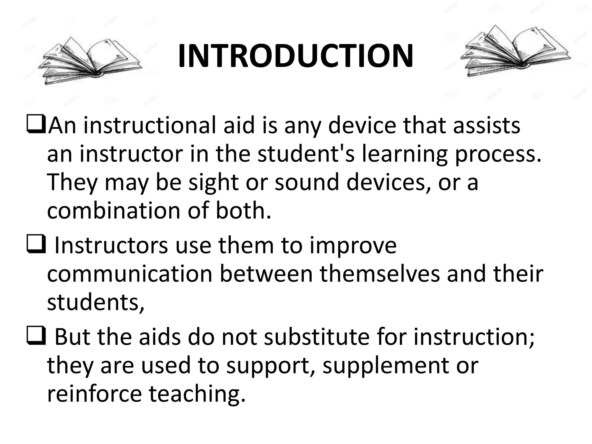 INSTRUCTIONAL AIDS | PPTX