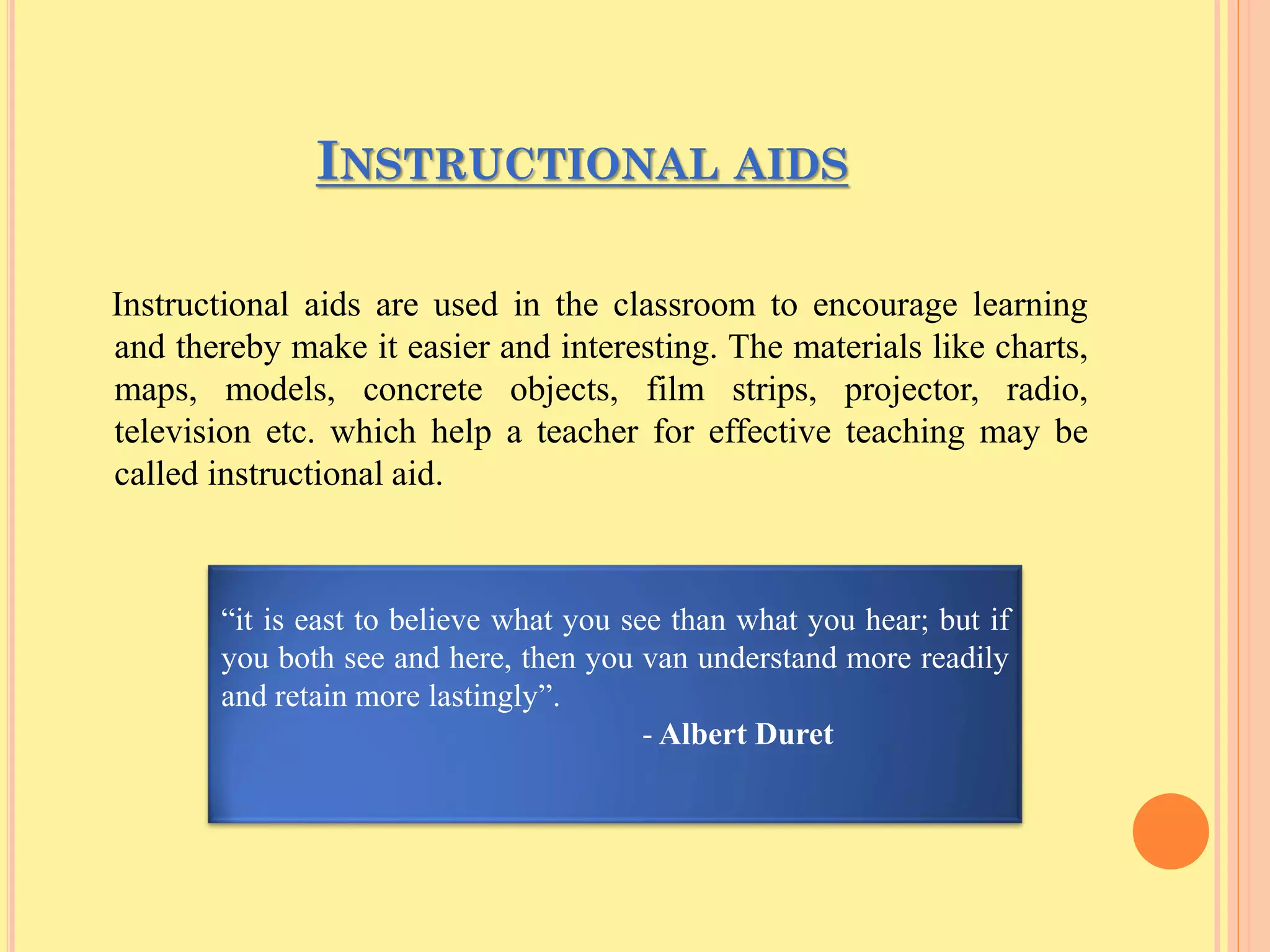 Instructional aids PPT.pdf | Special Education | Education