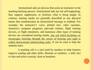 Instructional aids PPT.pdf | Special Education | Education