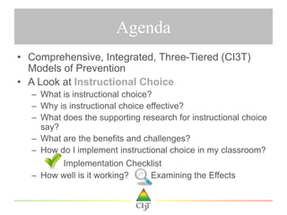 Instructional Choice | PPTX | Educational Assessment | Education