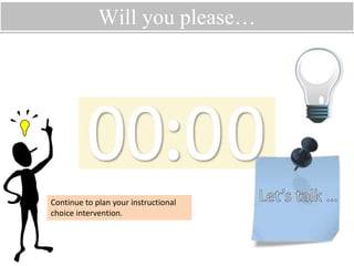 Instructional Choice | PPTX | Educational Assessment | Education