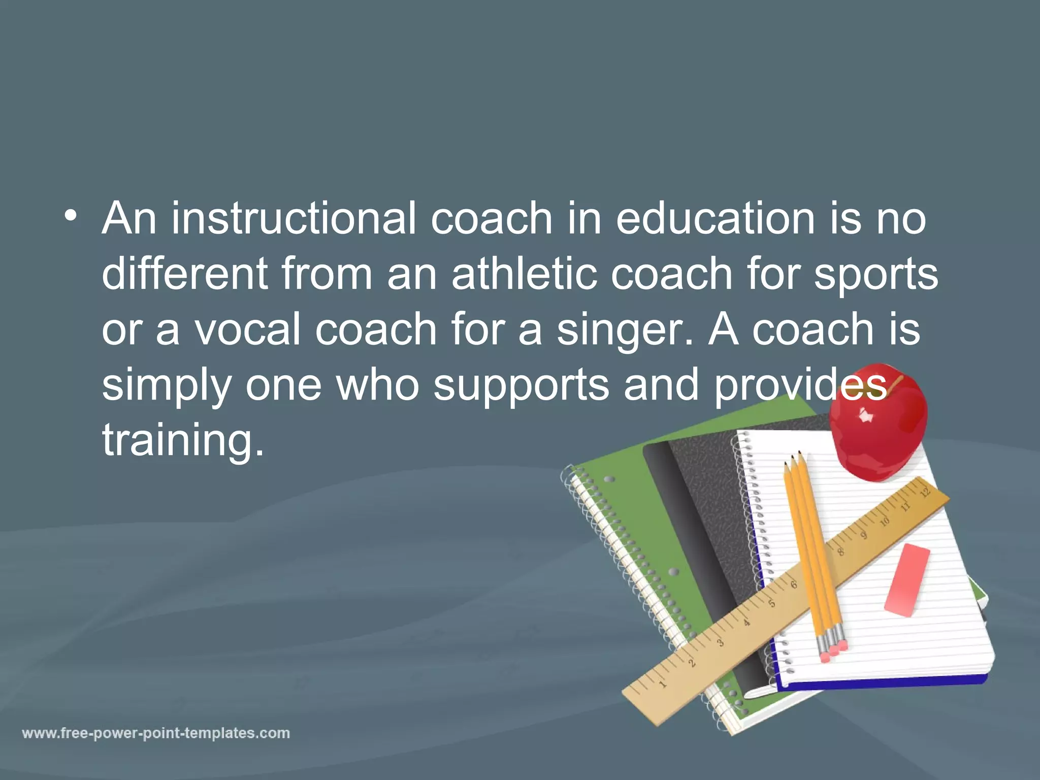 Instructional coach | PPT