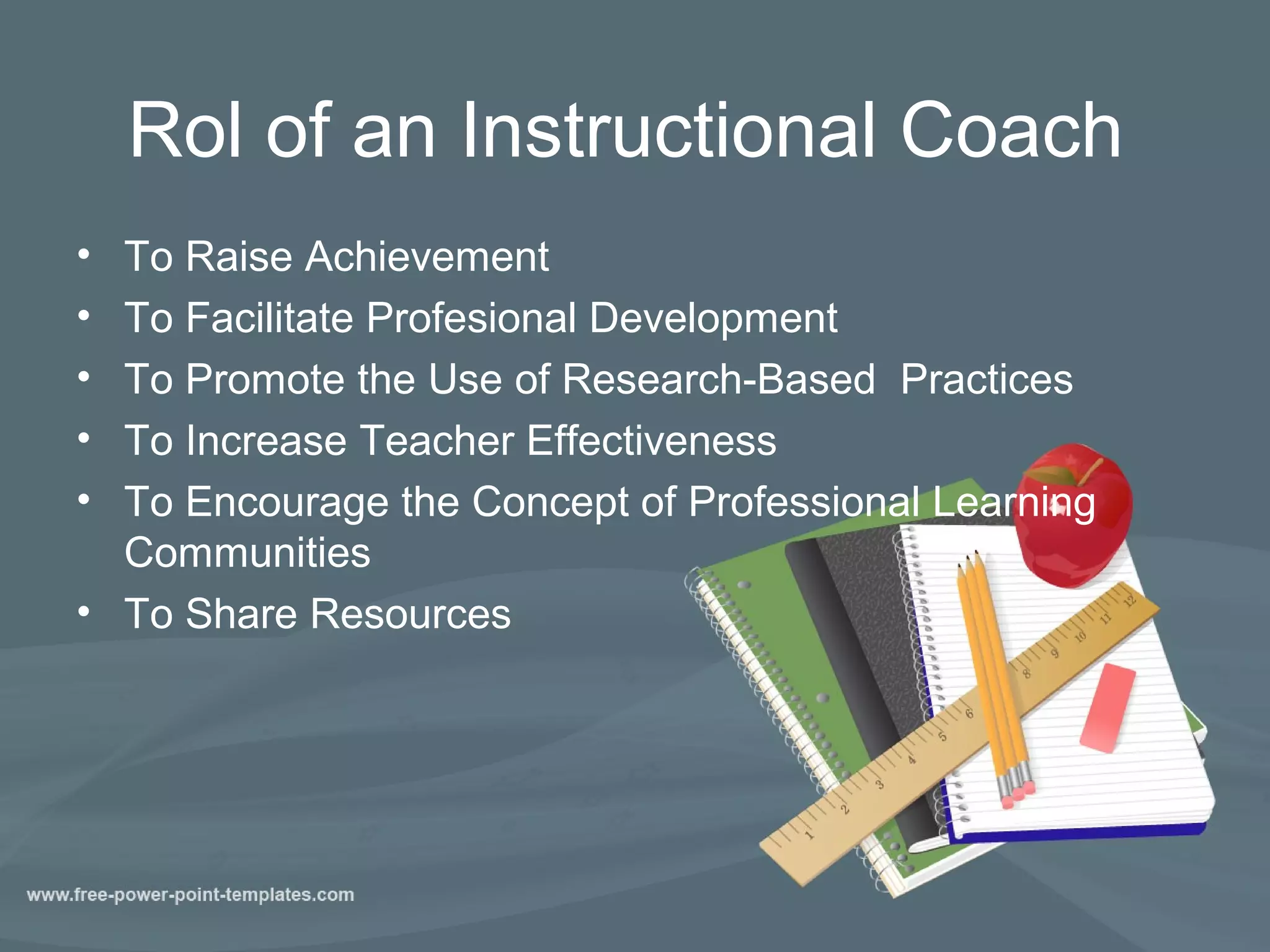 Instructional coach | PPT
