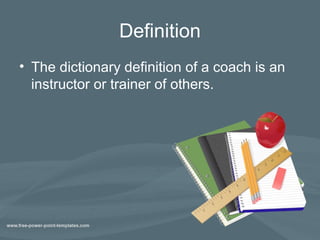 Instructional coach | PPT