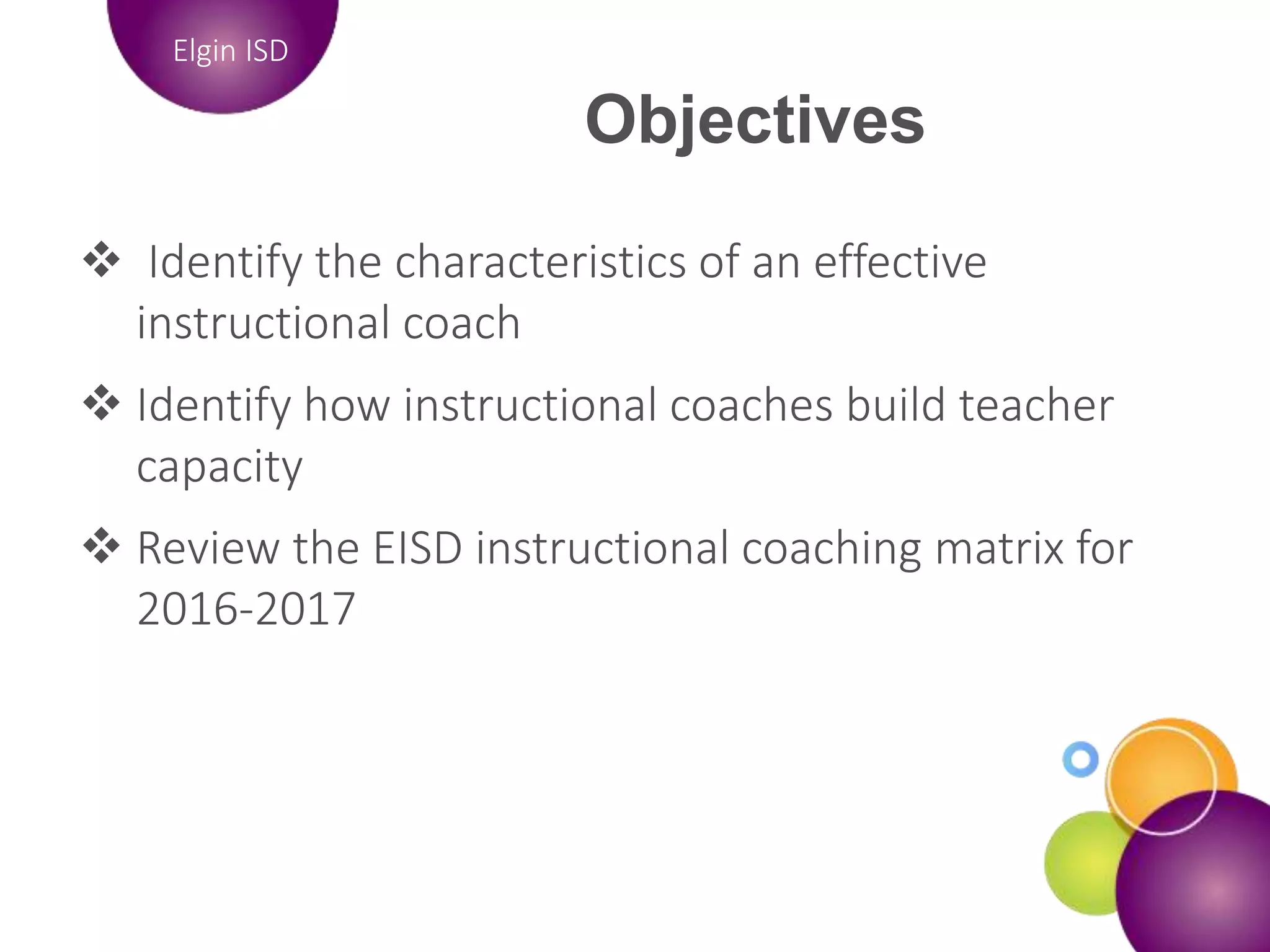 Instructional coaching | PPTX