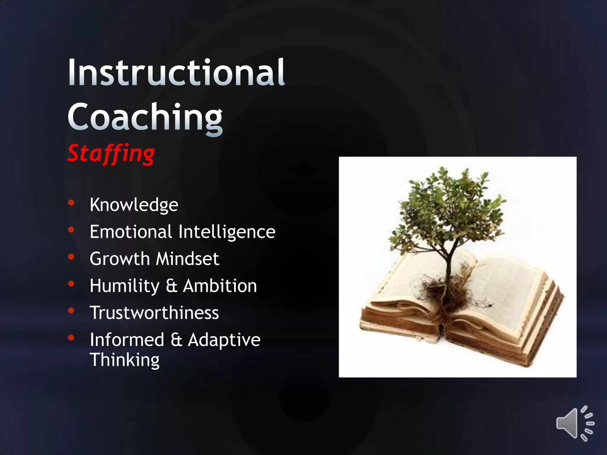 Instructional coaching a balance of pressure and support | PPT