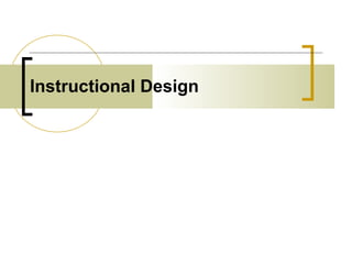 Instructional Design | PPT