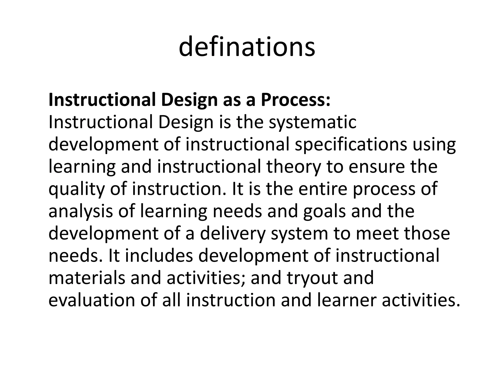 Instructional design | PPT