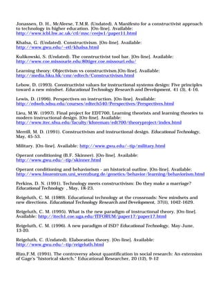 Instructional design learning theory | PDF