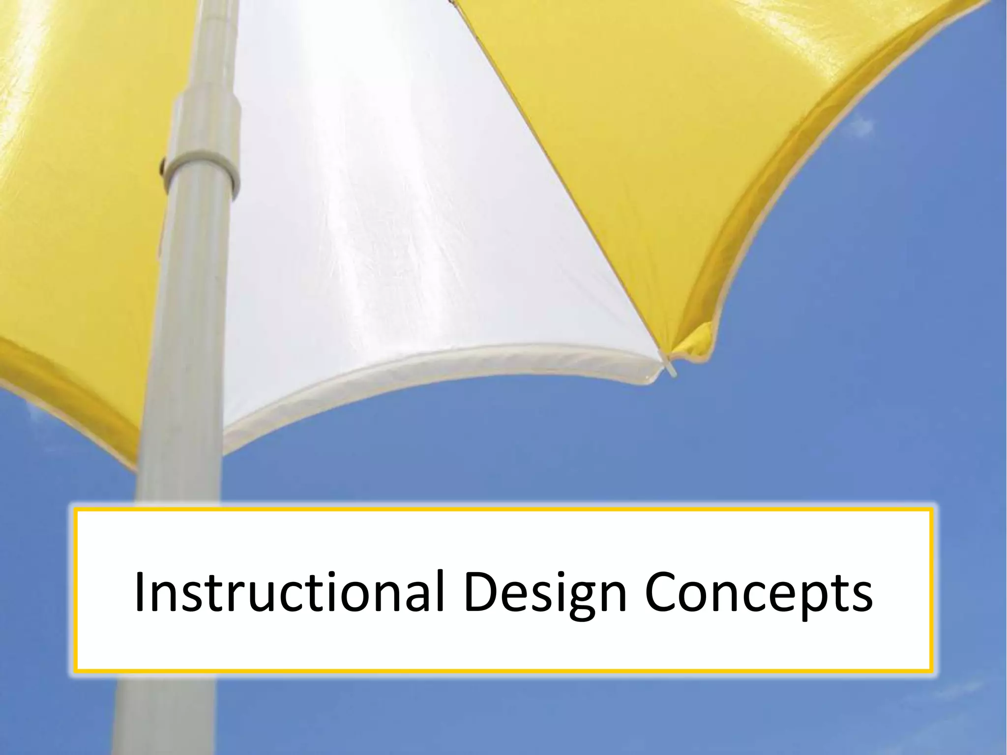 Instructional Design Concepts PPTX