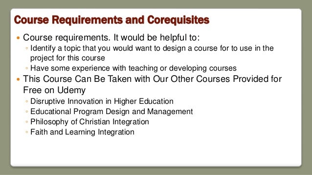Instructional Design for Online and Blended Learning Course Slides ...