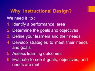 Instructional Design Final detals ppt pdf | PPTX