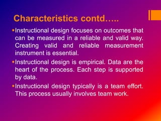 Instructional Design Final detals ppt pdf | PPTX