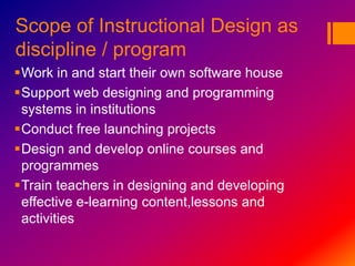 Instructional Design Final detals ppt pdf | PPTX
