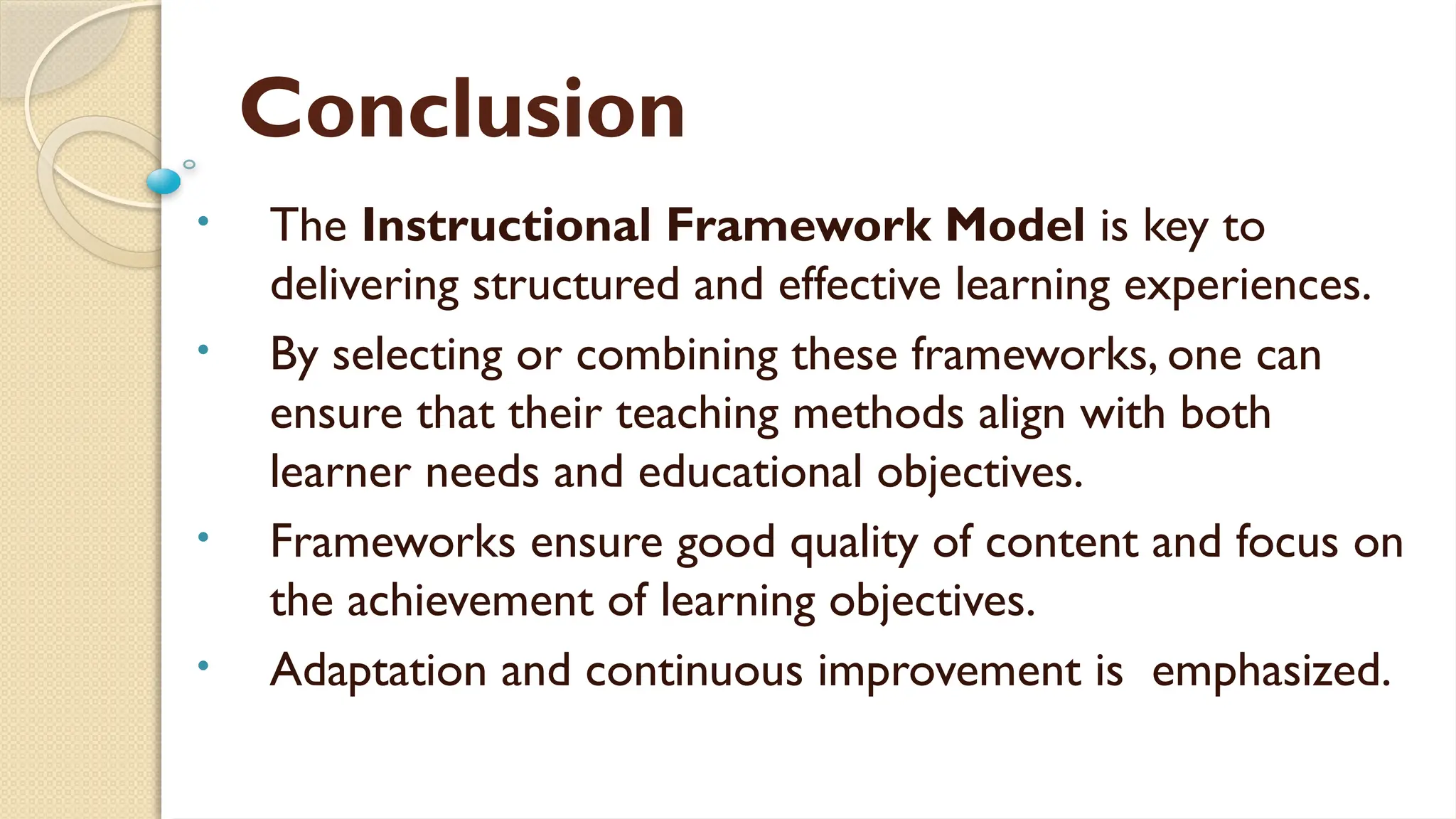 Instructional Design Framework.ppt gfdgfgdrg x | PPT | Free Download