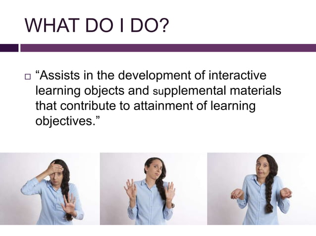 Instructional Designer: What Do I Do? | PPT
