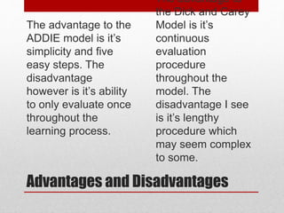 Instructional design models | PPT