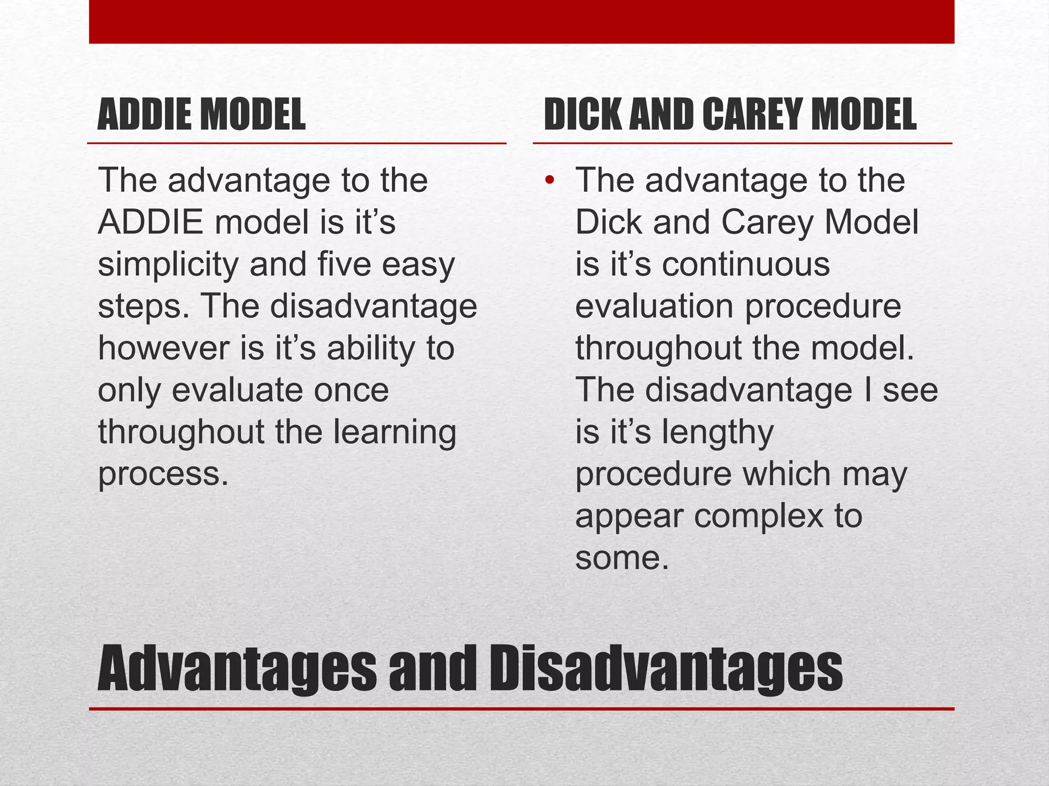 Instructional Design Models Ppt