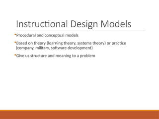 Instructional Design Models university.pptx