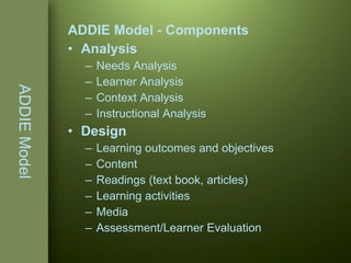 The World of Instructional Design - CCDE | PPT