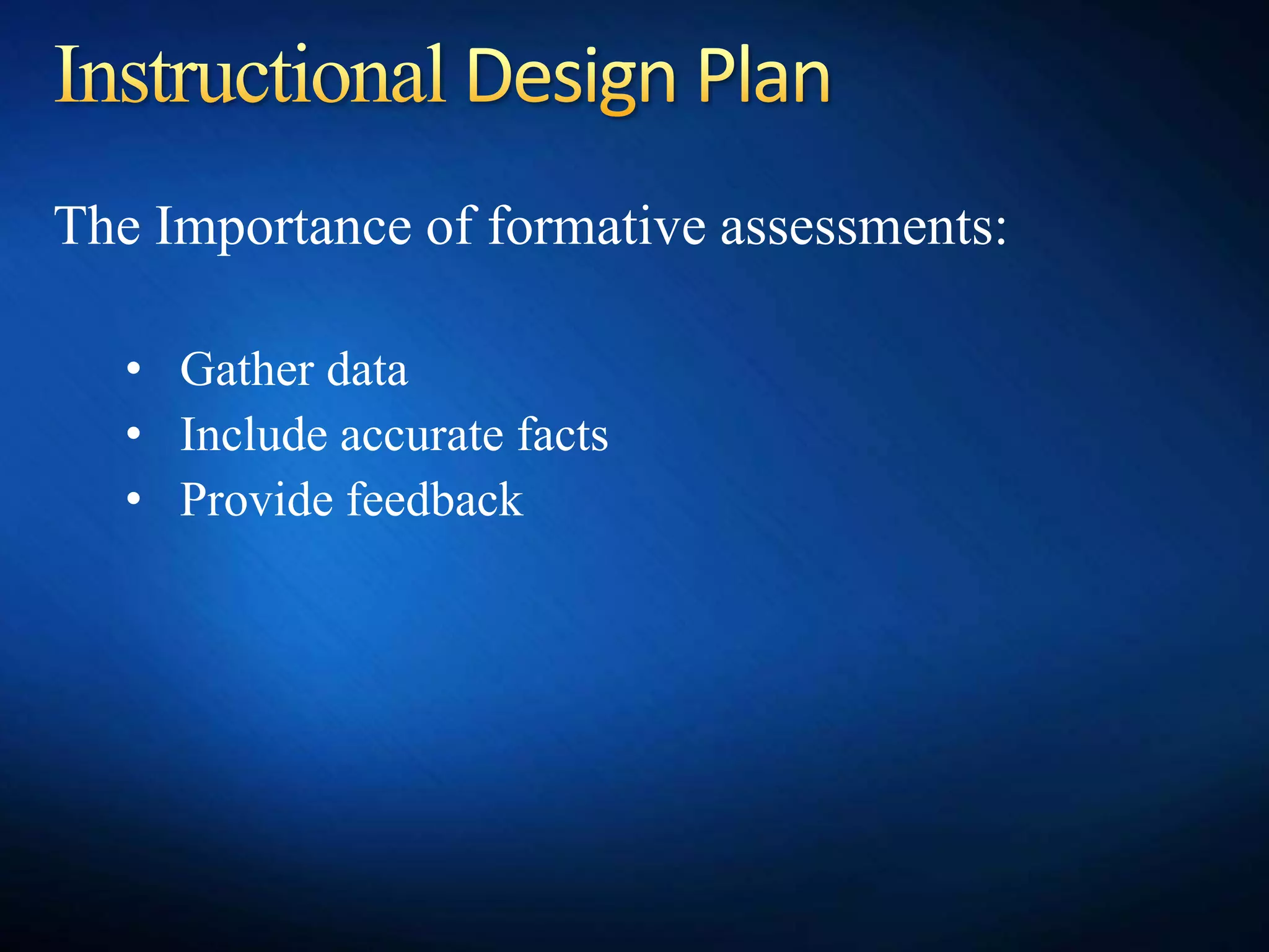 Instructional Design Plan PowerPoint | PPT