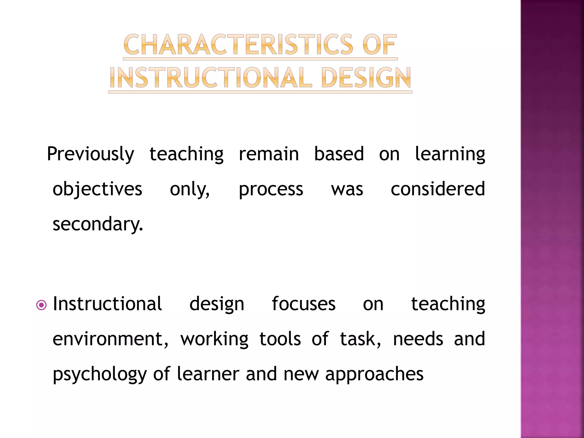 Instructional design ppt | PPTX
