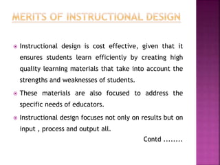 Instructional design ppt | PPTX