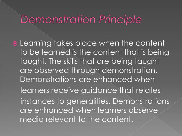 Instructional design principles | PPT