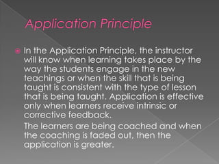 Instructional design principles | PPT