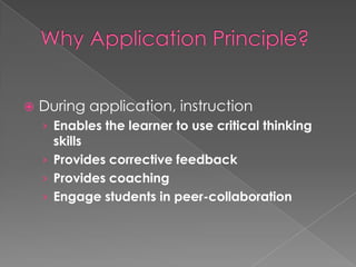 Instructional design principles | PPTX
