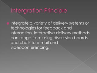 Instructional design principles | PPT