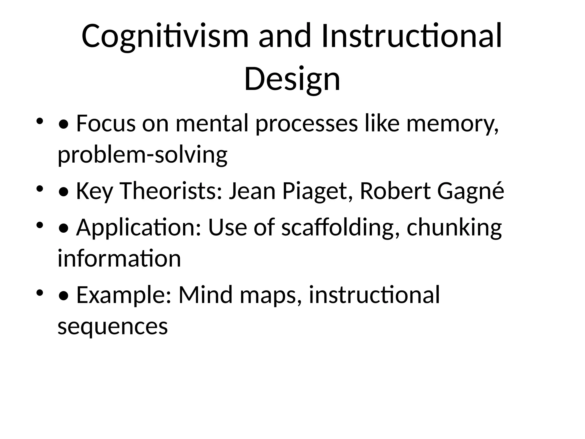 Instructional_Design_Theories behaviorism | PPTX