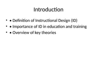 Instructional_Design_Theories behaviorism | PPT