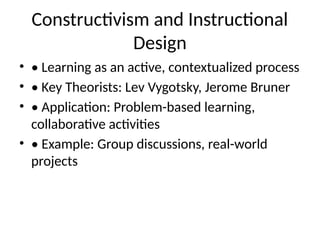 Instructional_Design_Theories behaviorism | PPT
