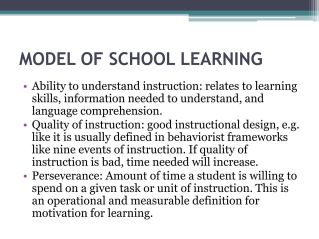 Instructional design theories summaries | PPTX