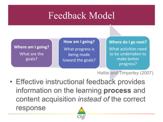 Instructional Feedback | PPTX | Educational Assessment | Education