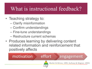 Instructional Feedback | PPTX