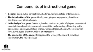 Introduction to Instructional games | PPTX