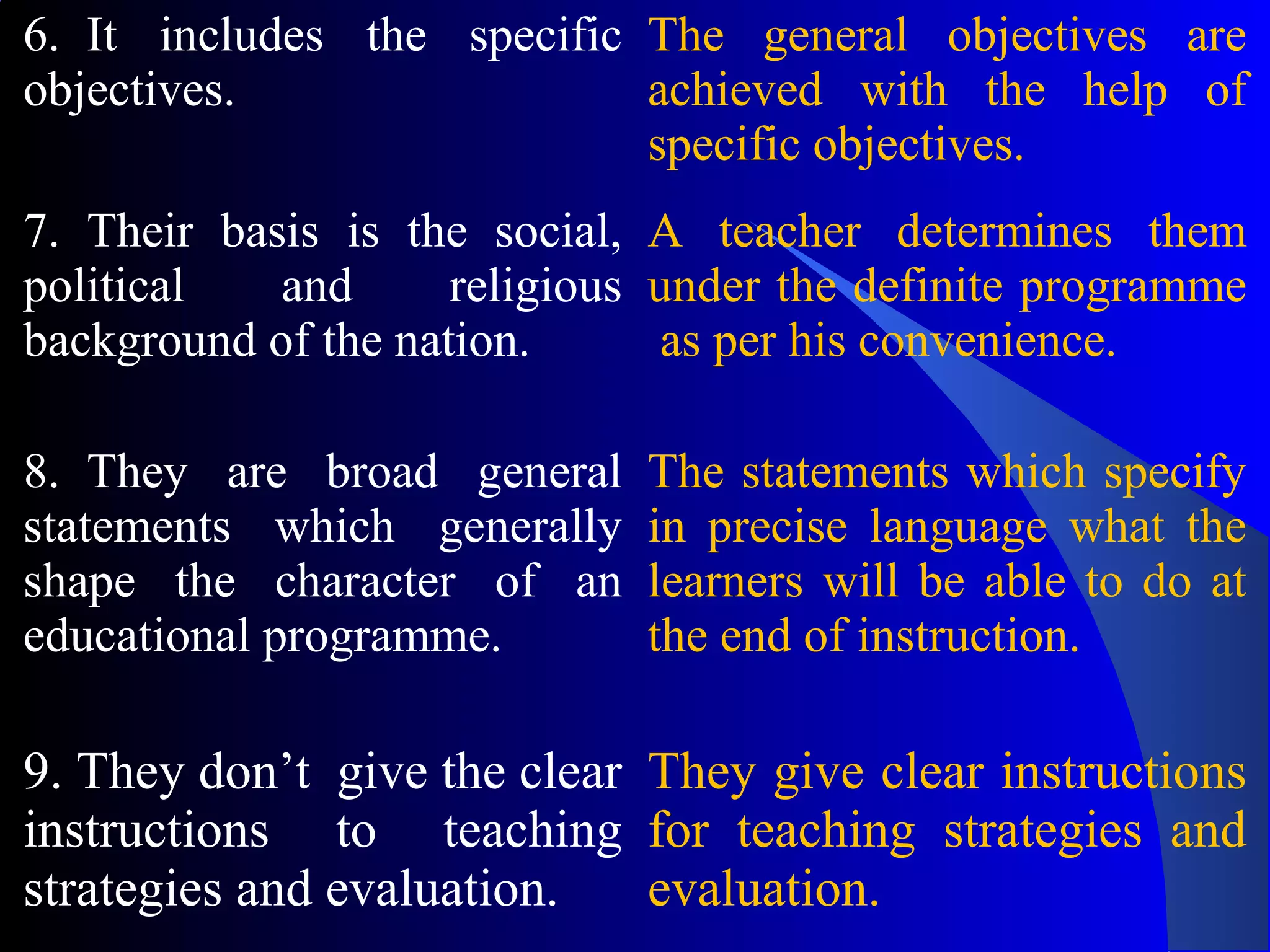Instructional goals and objectives | PPT