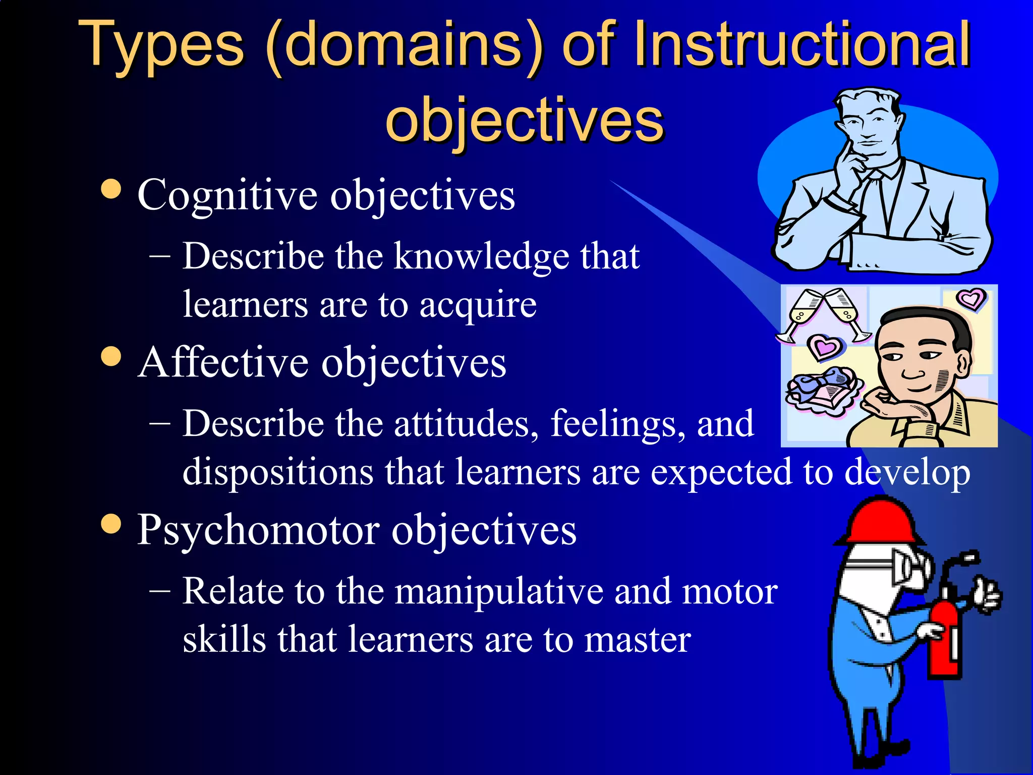 Instructional goals and objectives | PPT