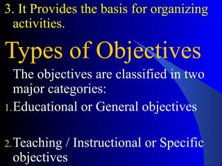 Instructional goals and objectives | PPT