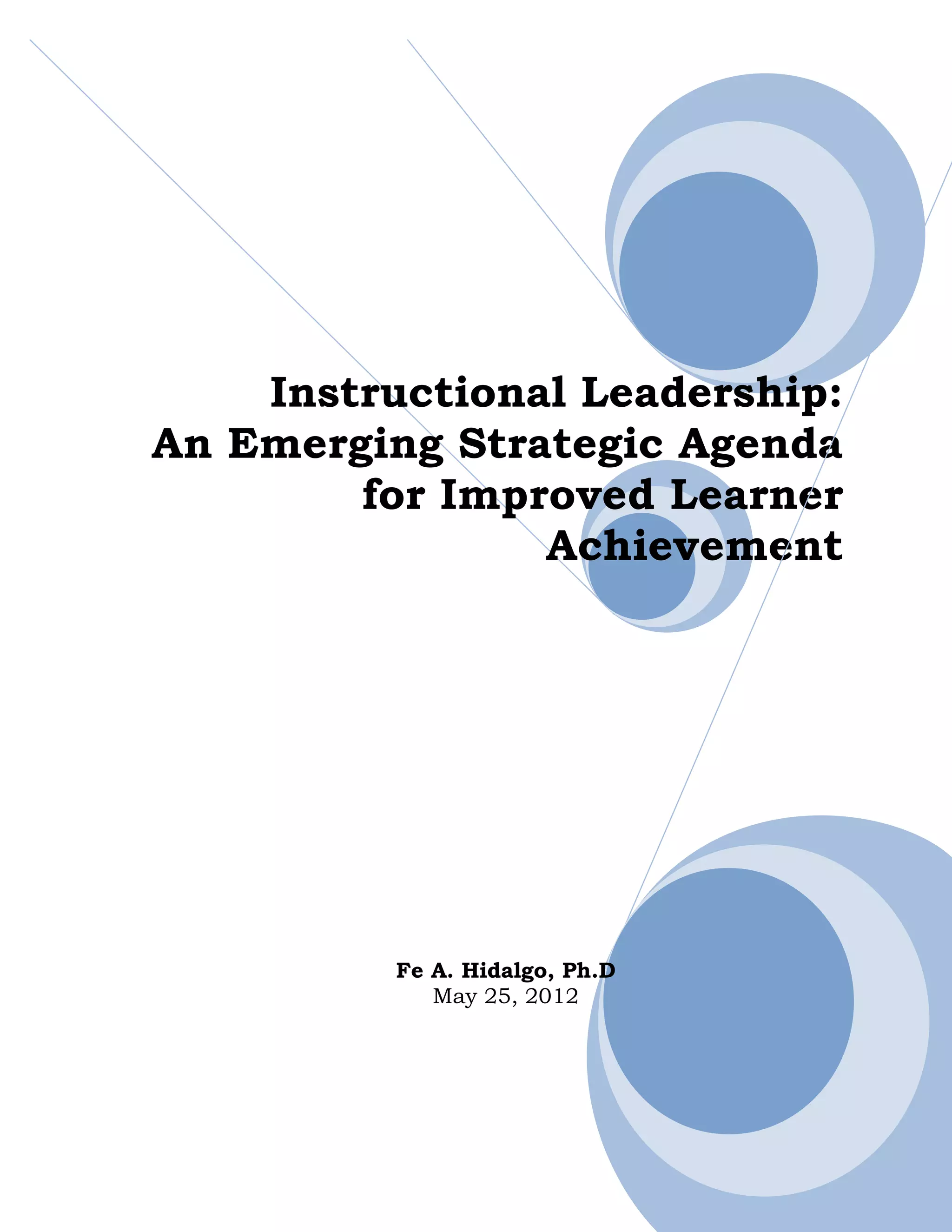 Instructional leadership 05.26.12 | Professional School | Postgraduate ...