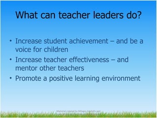 Instructional leadership | PPT